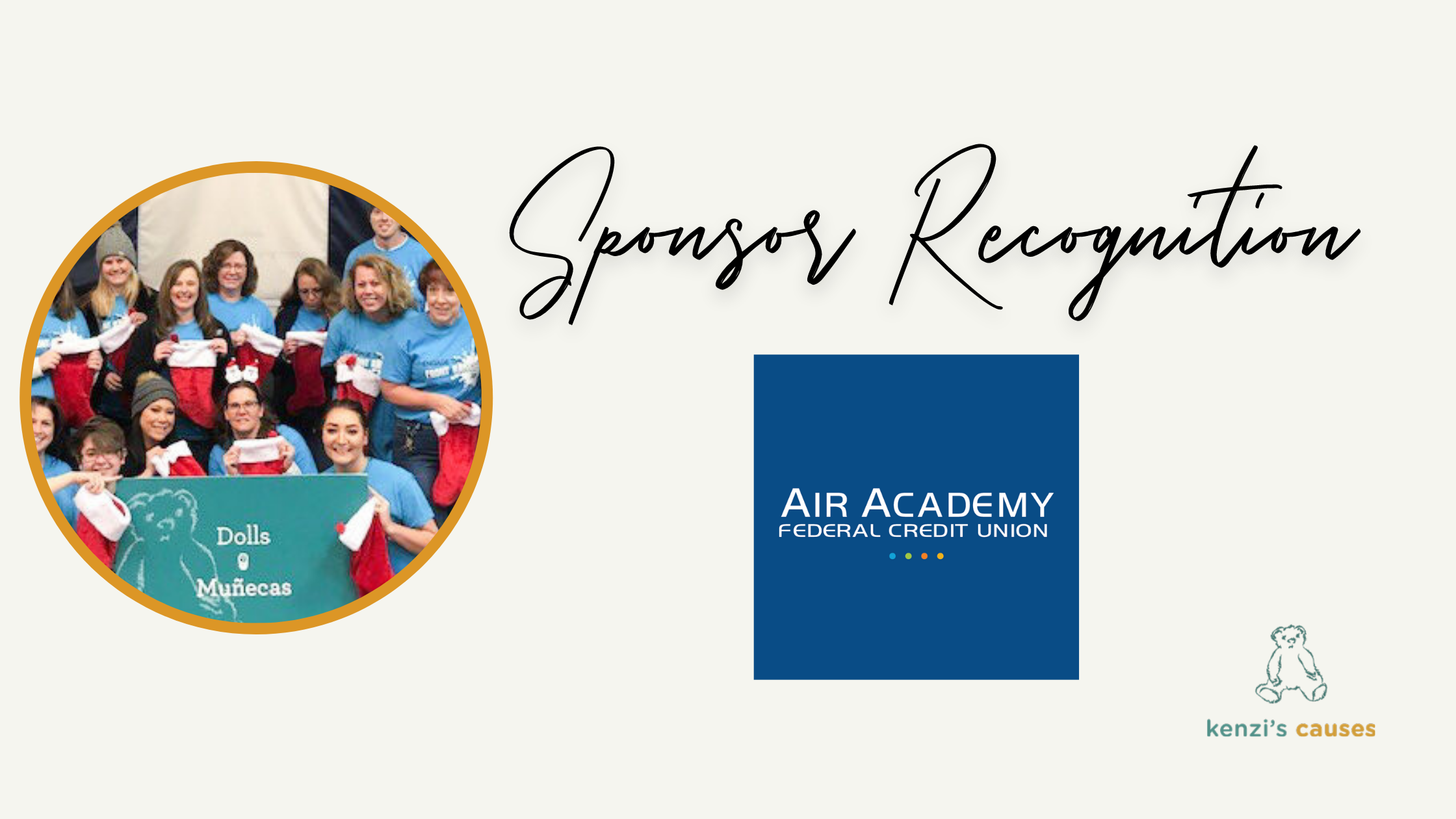 Kenzi’s Causes Sponsor Recognition: Air Academy Federal Credit Union ...